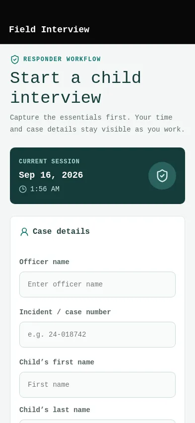 Responder Interview App