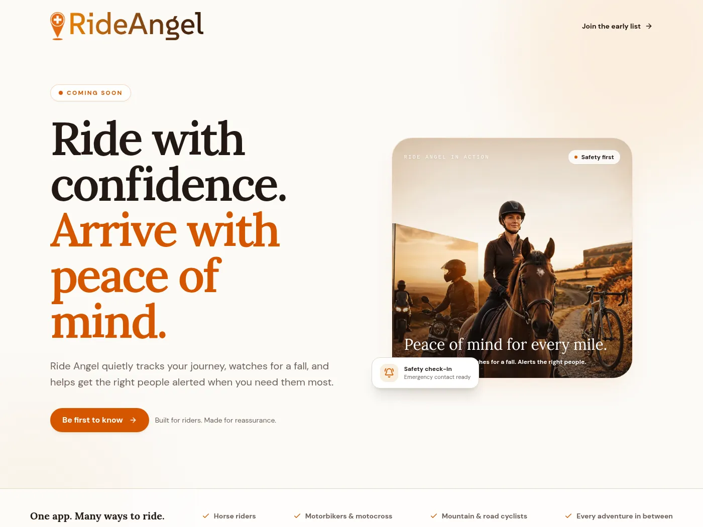 Ride Angel Coming Soon