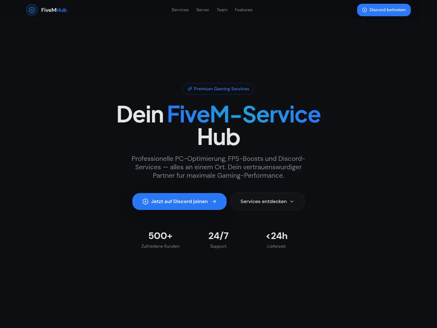 FiveM Service Discord Hub