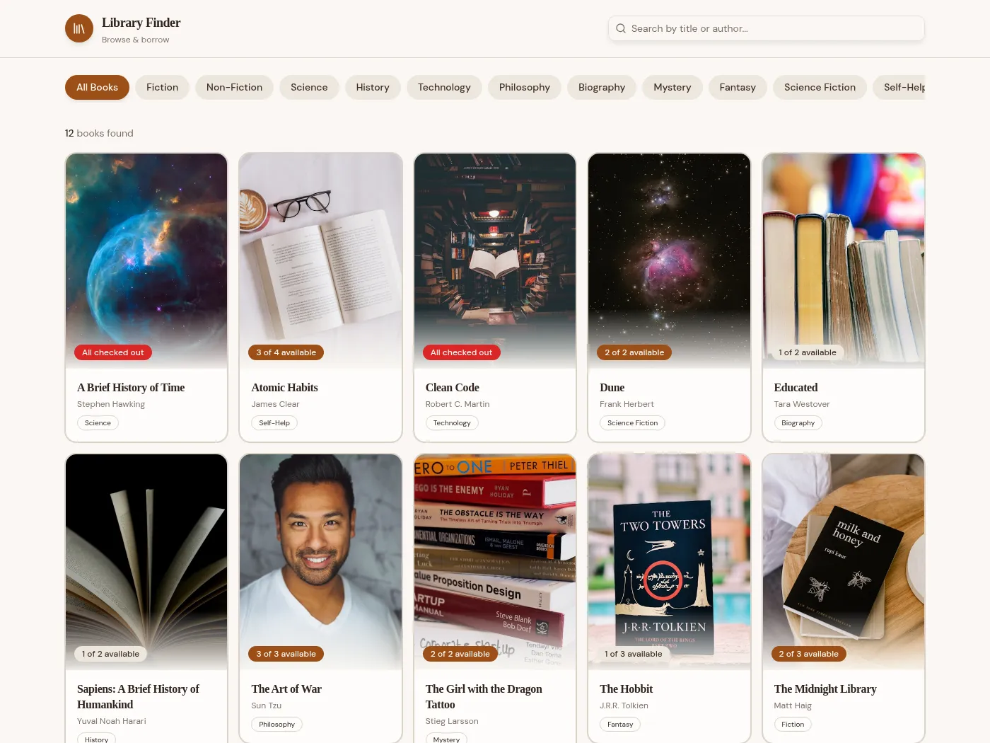 Library Book Finder