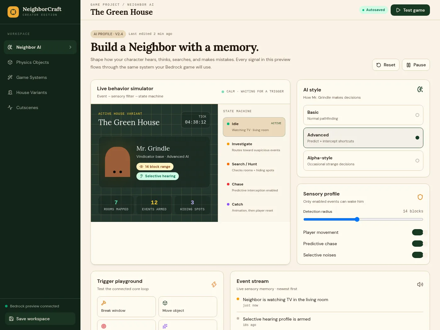 NeighborCraft Creator