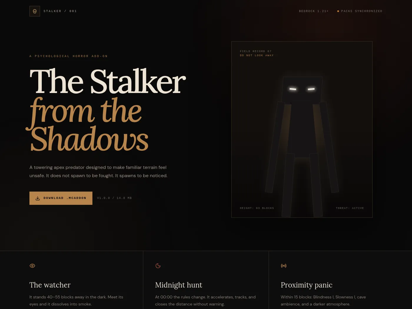 Stalker From The Shadows