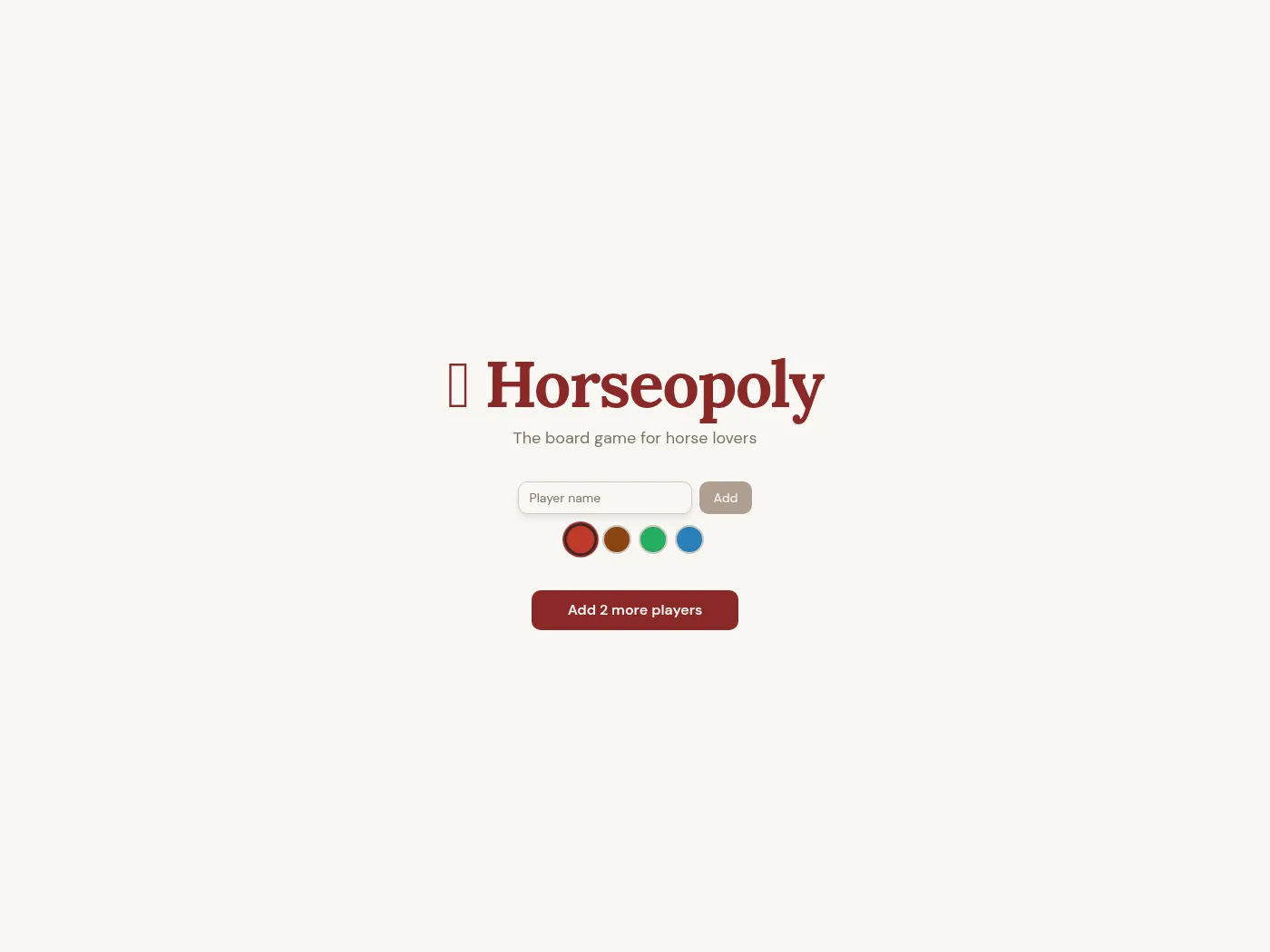 Horseopoly