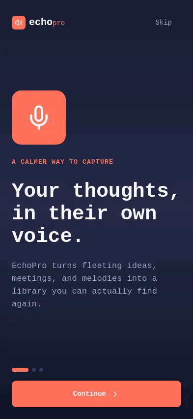 EchoPro Voice Recorder