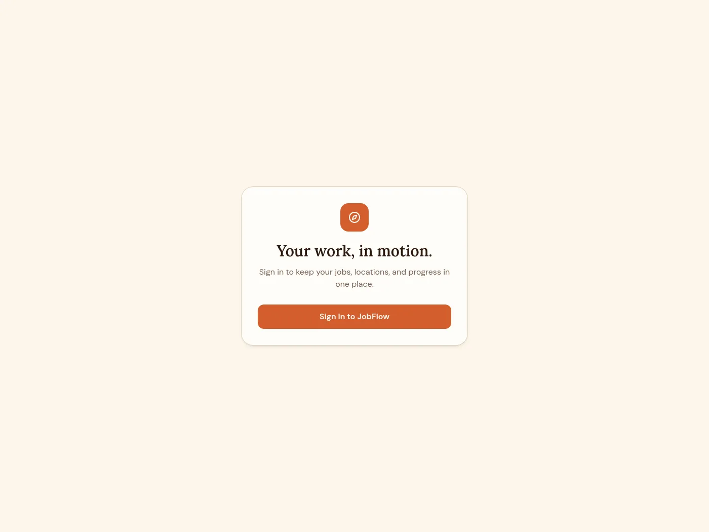 JobFlow Tracker