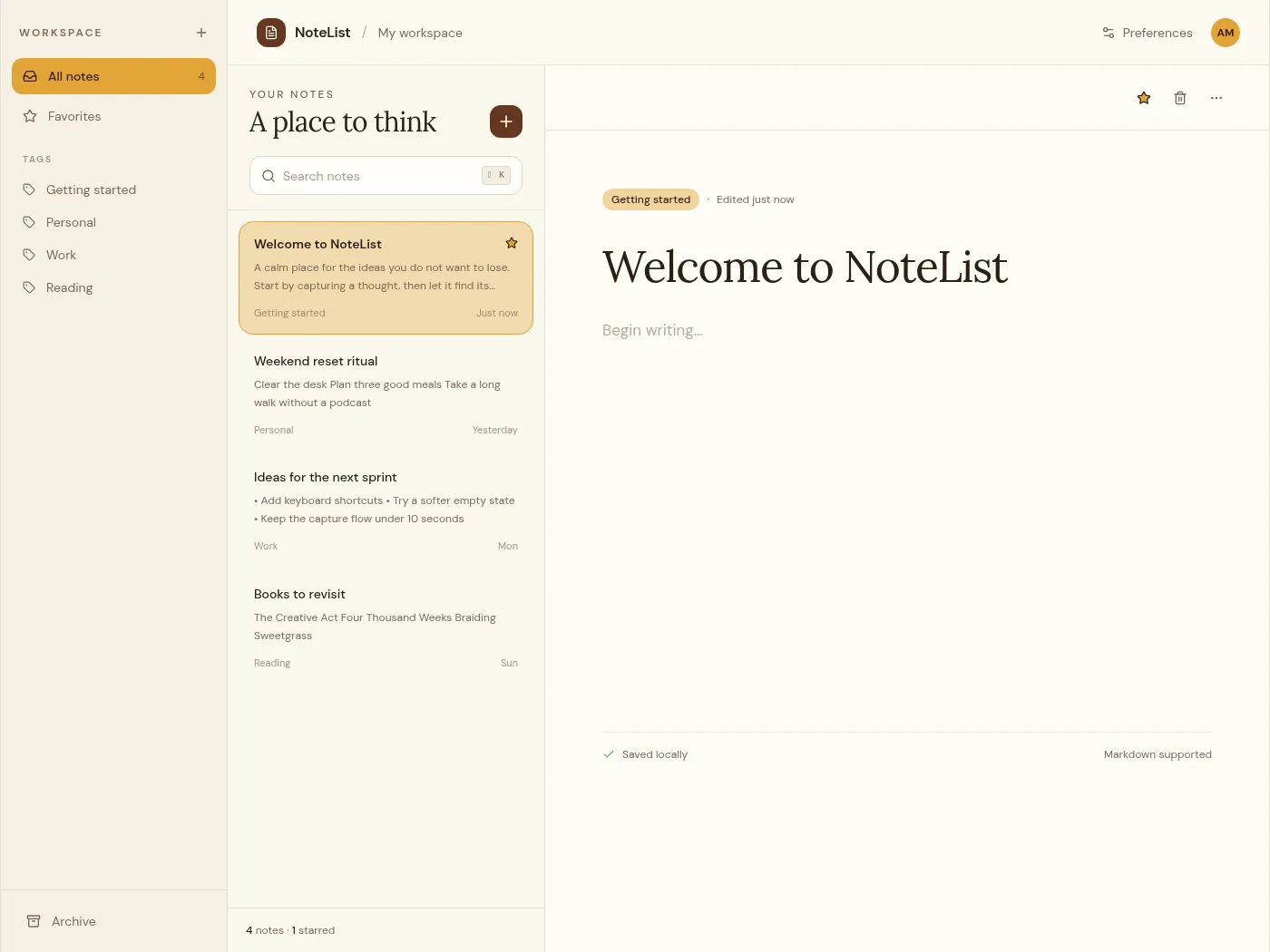 NoteList Pro