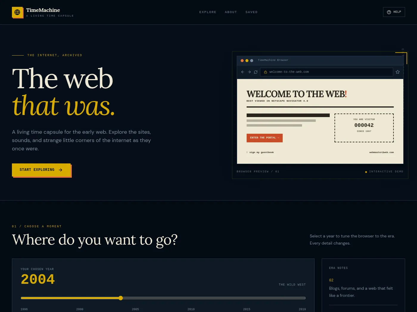 TimeMachine Browser