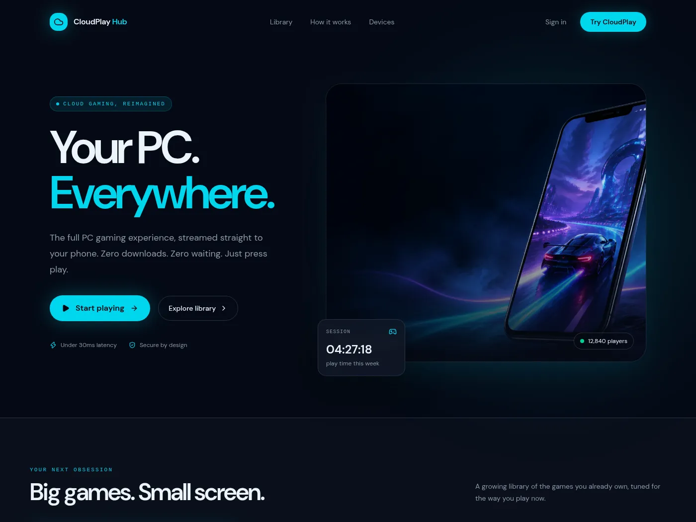 CloudPlay Hub