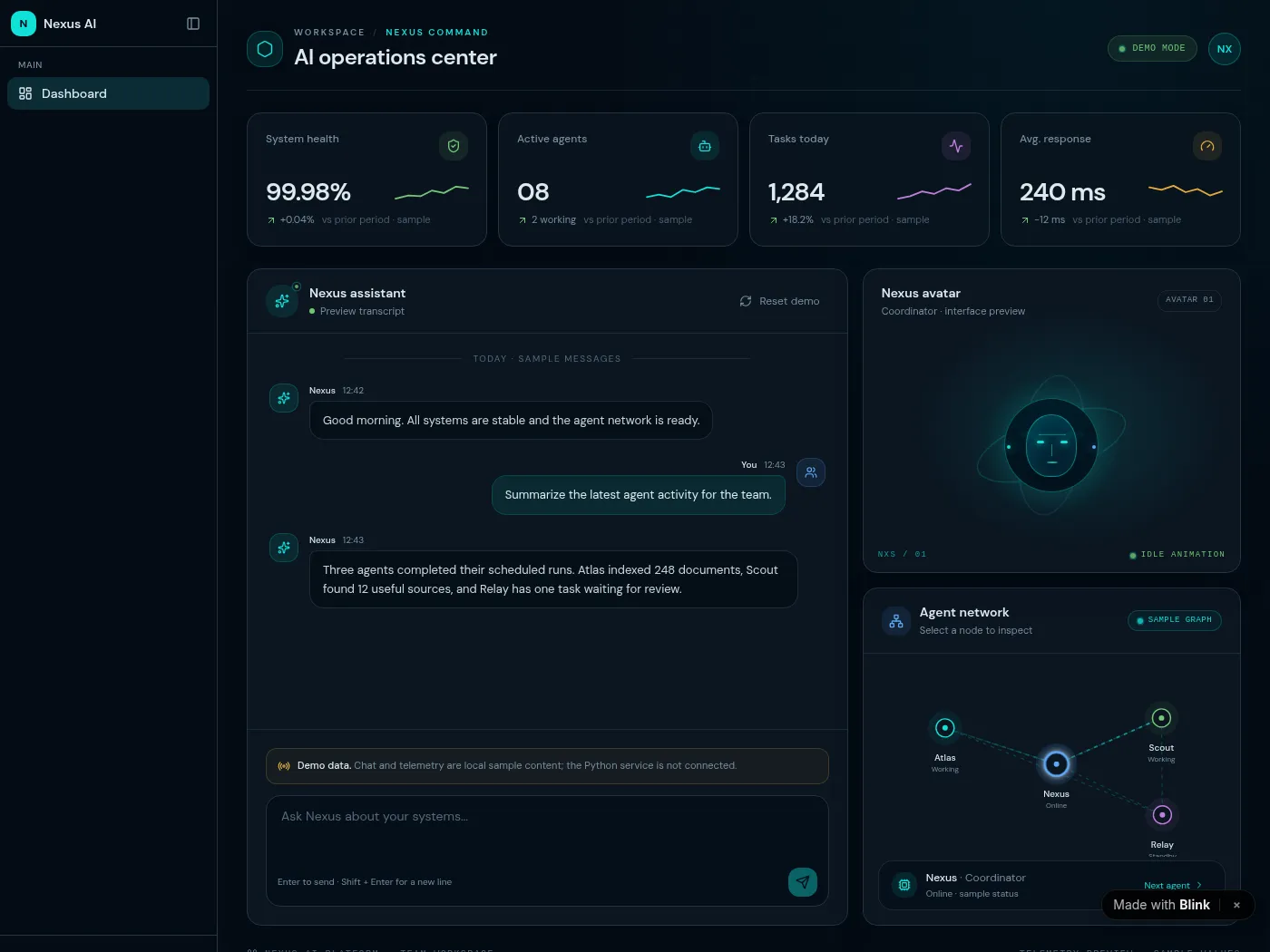 Nexus AI Dashboard