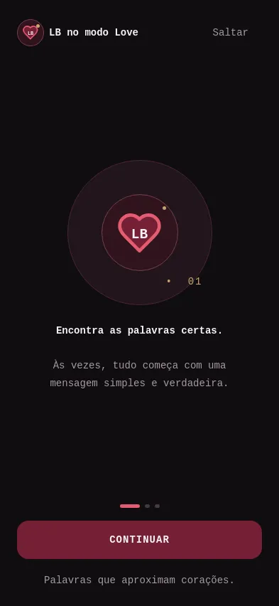 LB no modo Love