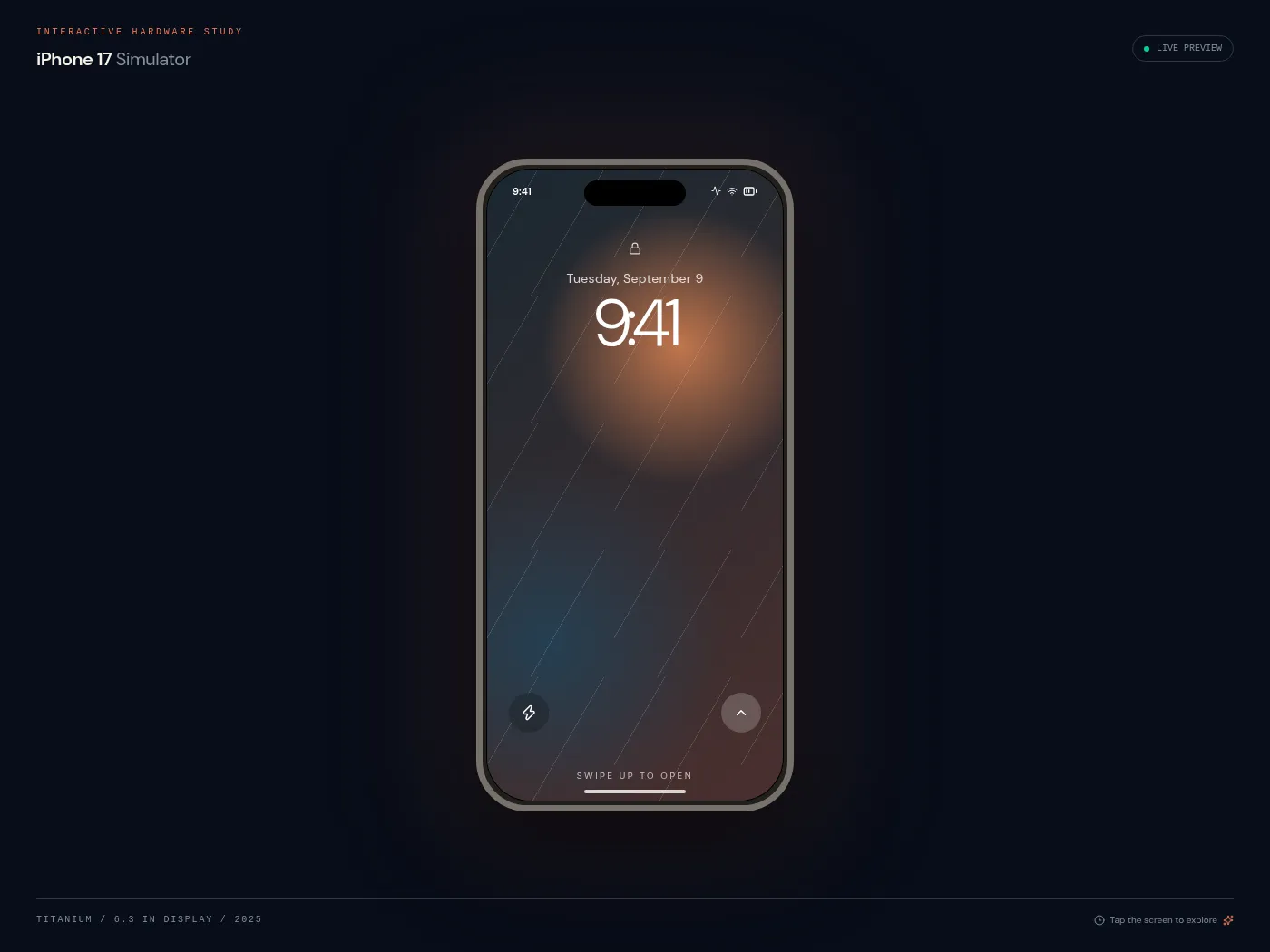 iPhone 17 Simulator