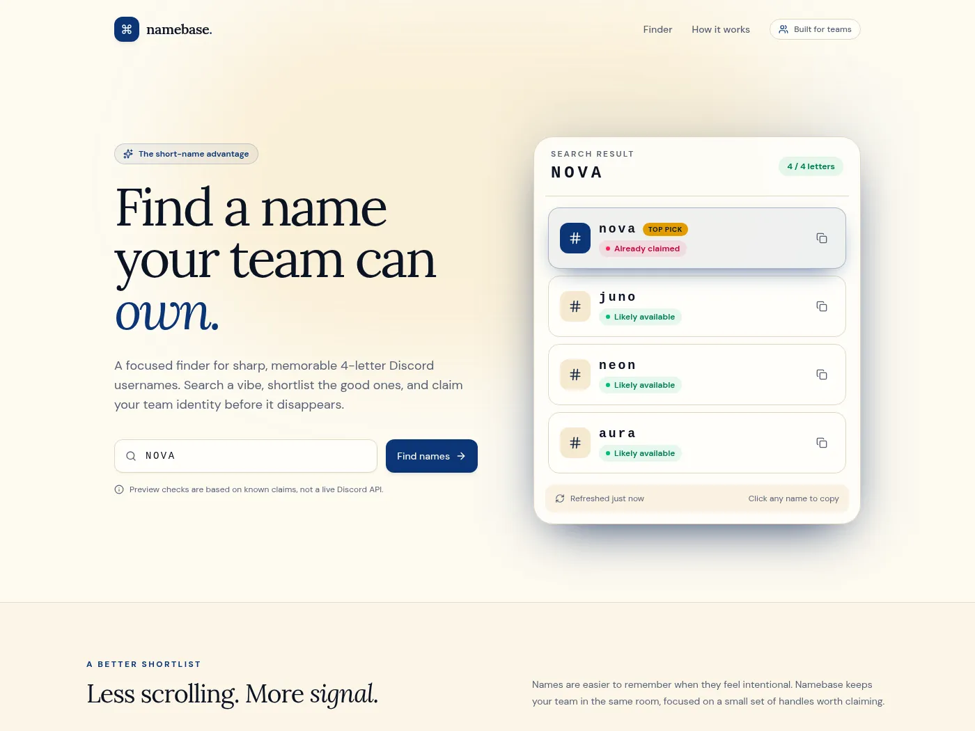 Discord Username Finder