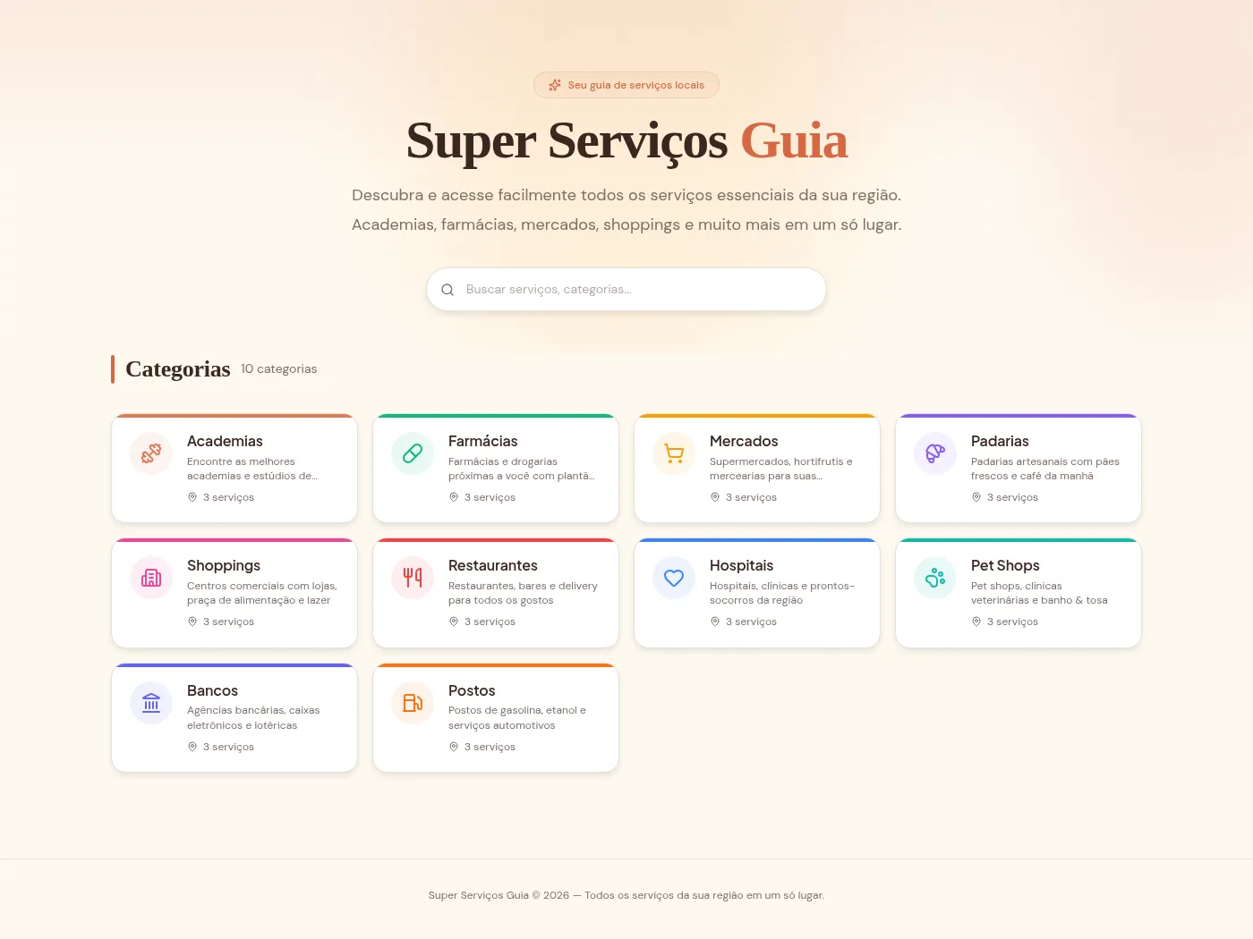 Super Serviços Guia