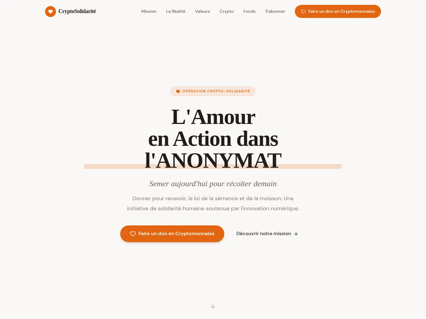 CryptoSolidarité Platform
