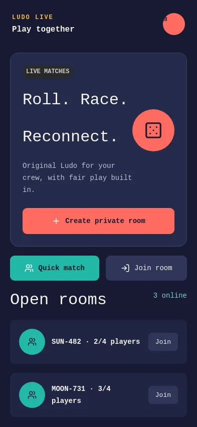 Ludo Live Mobile
