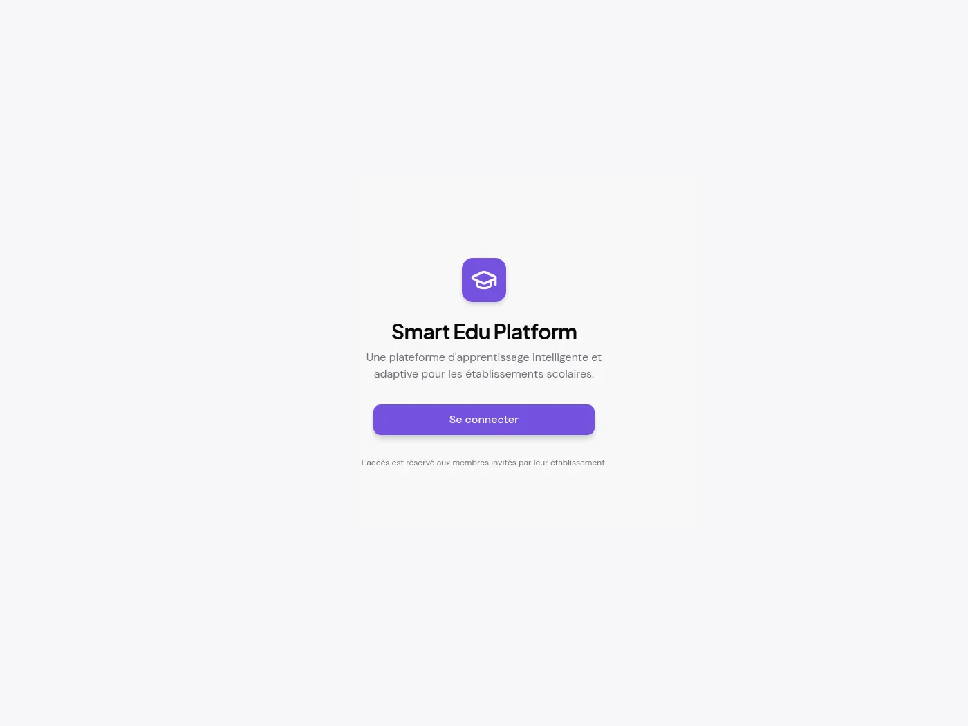 Smart Edu Platform