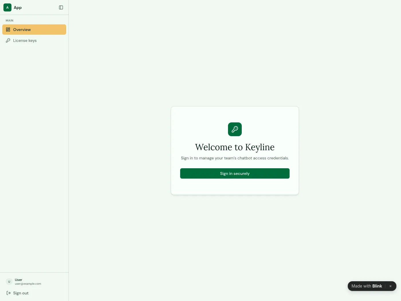 Chatbot License Hub