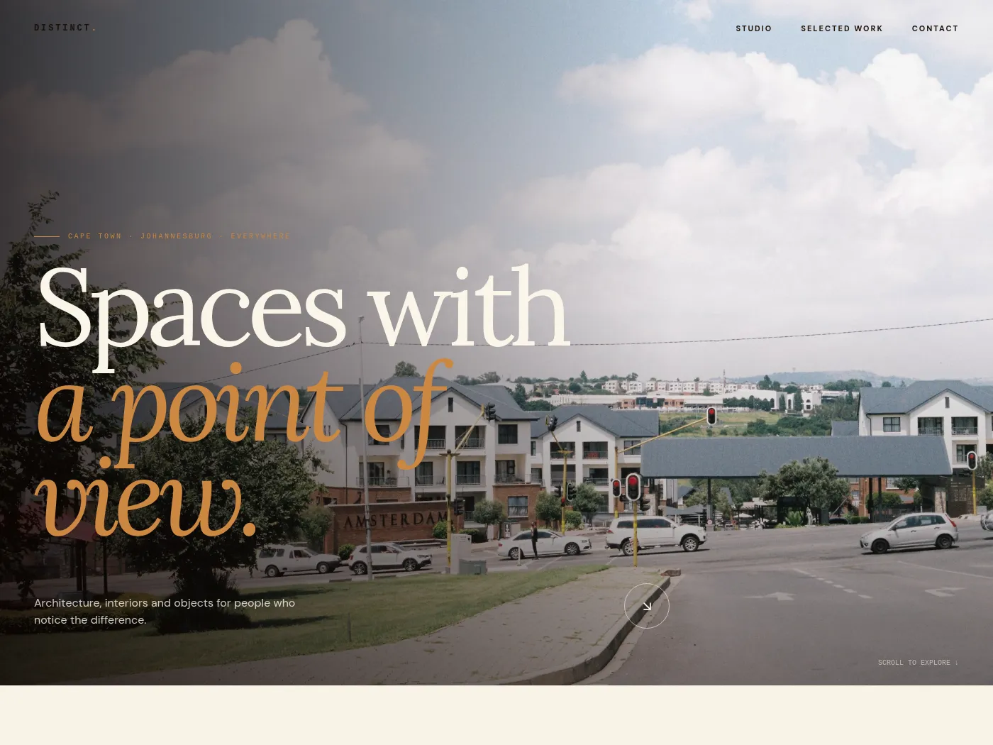 Distinct Animated Website