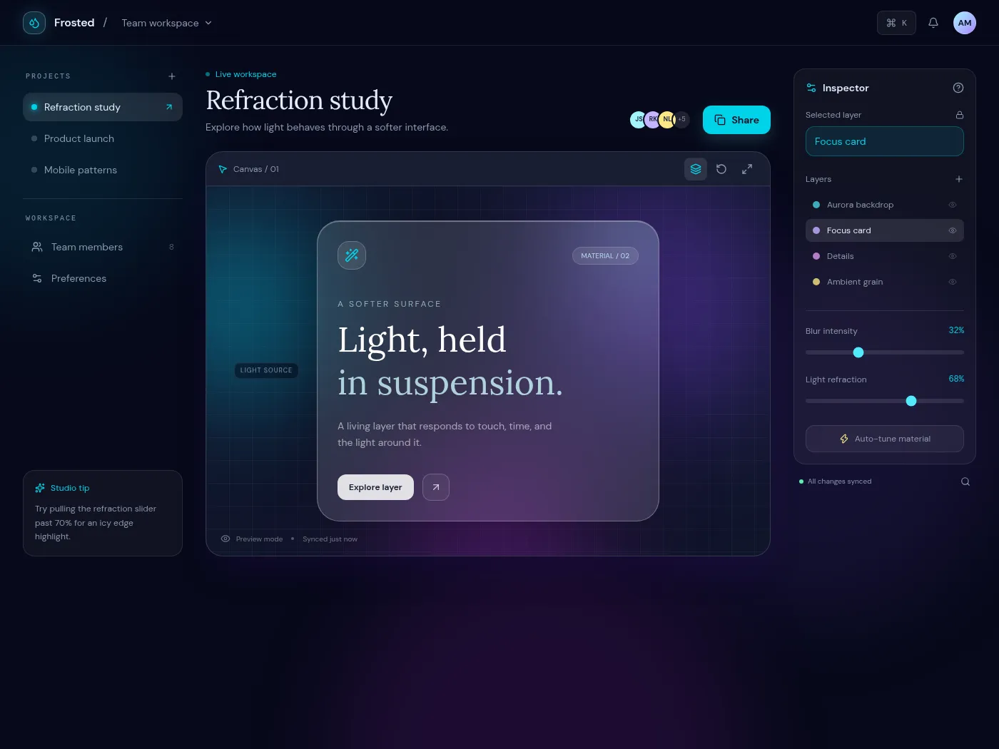 Frosted UI Studio