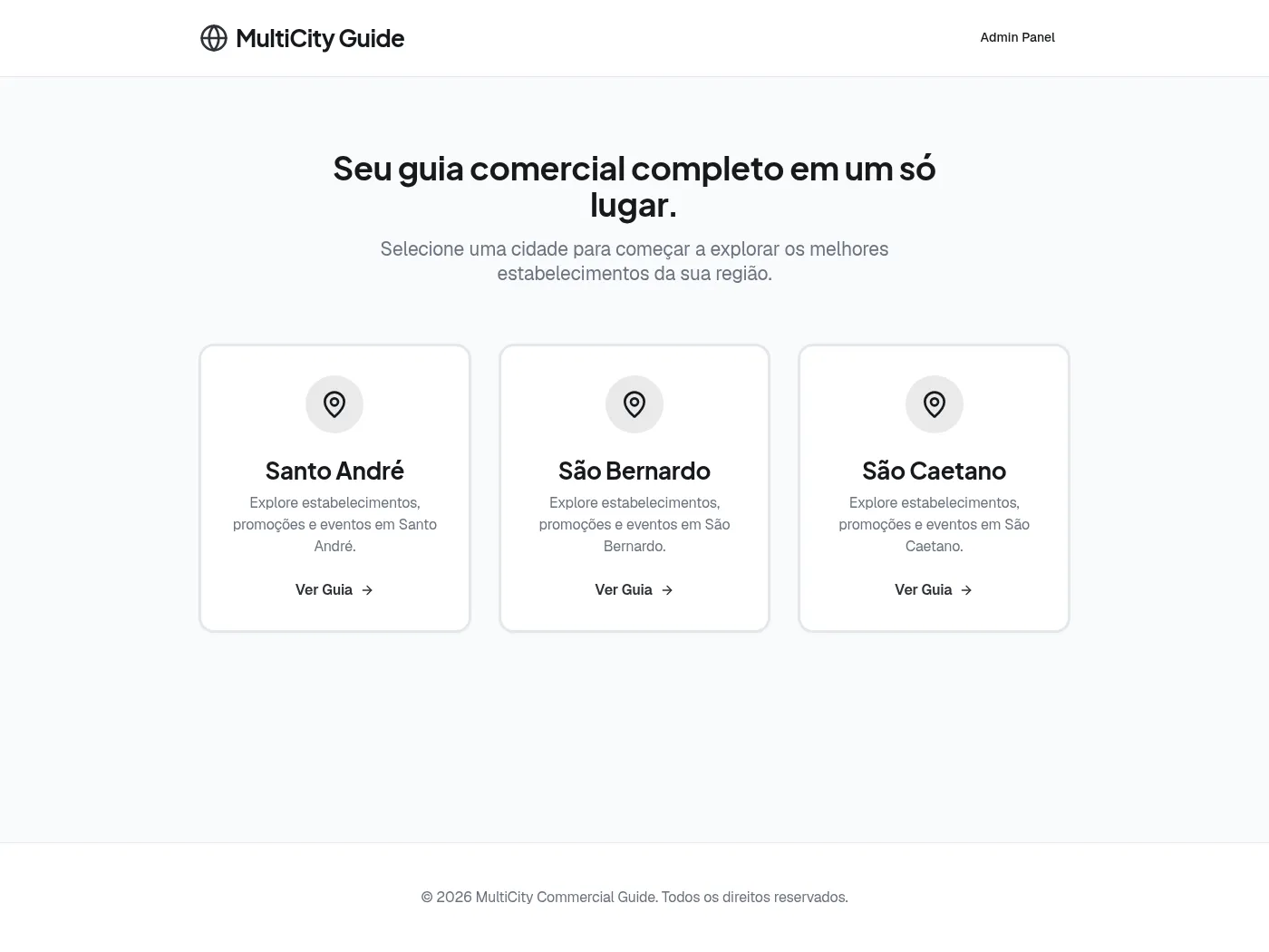 MultiCity Commercial Guide