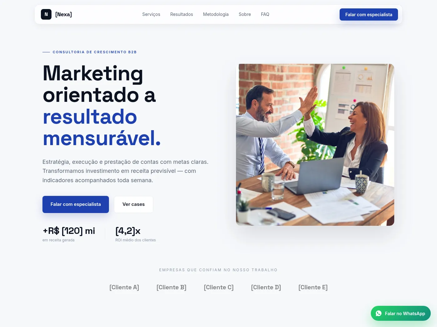 LP Agência / Serviço — TurboSaaS