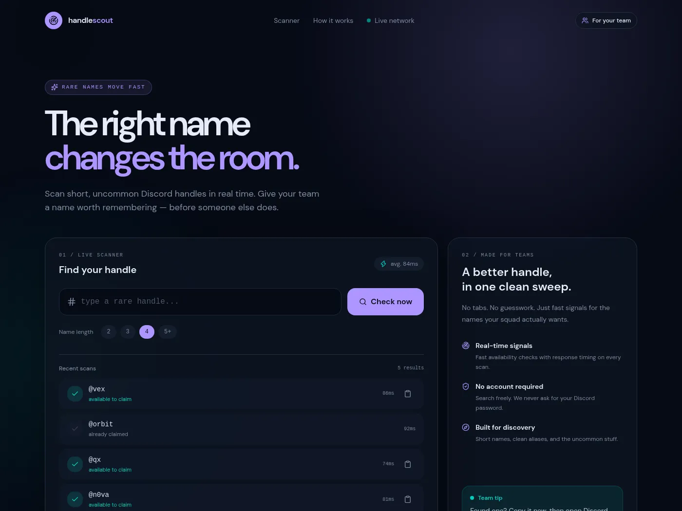 Discord Handle Checker