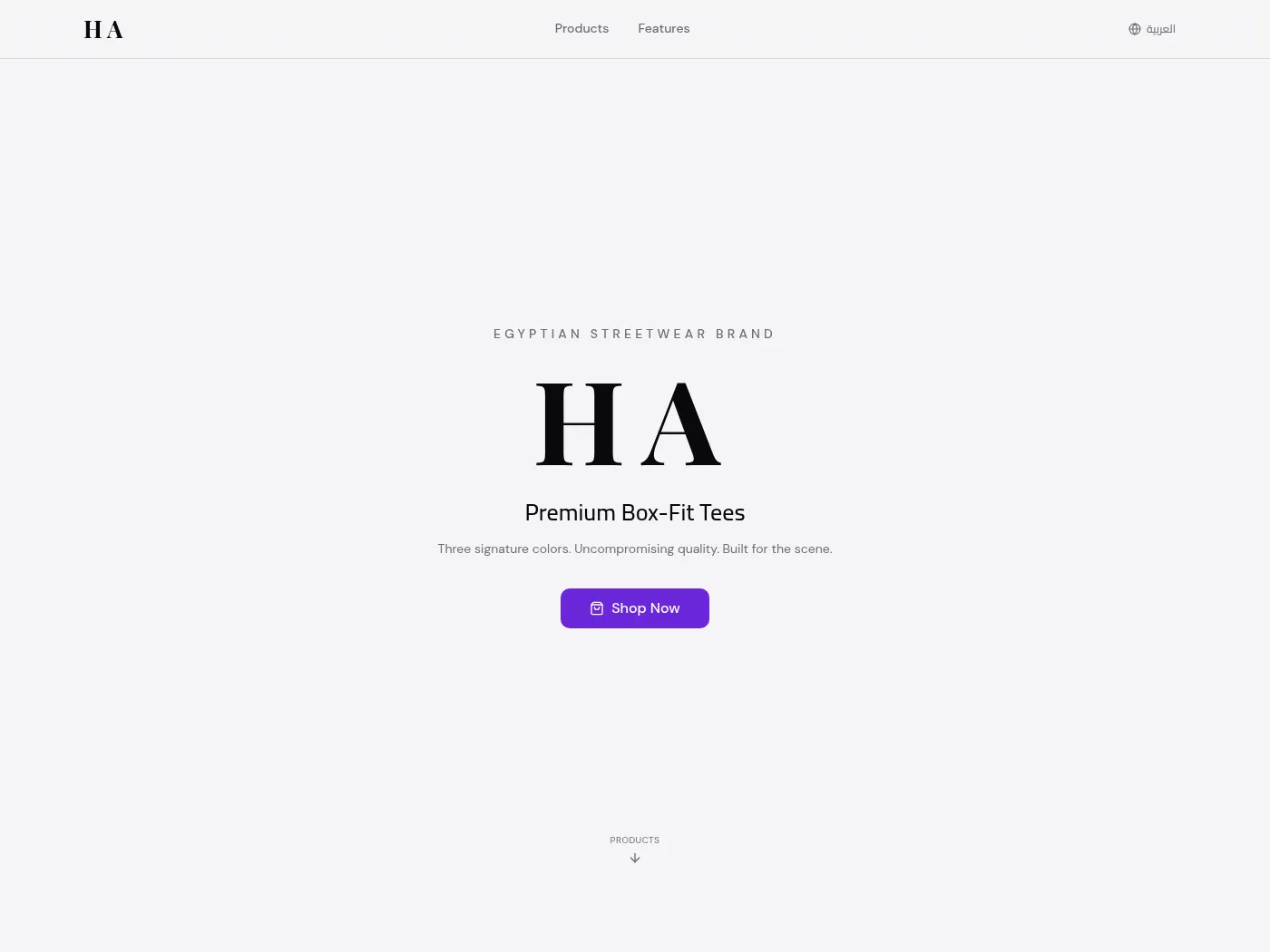 HA Bilingual Tee Shop