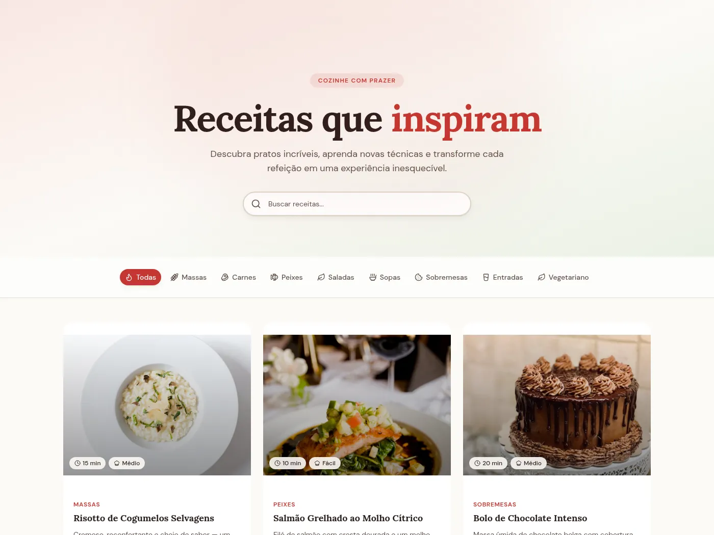 Receitas Fáceis App