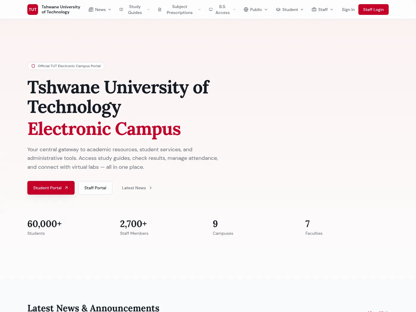 TUT Online Portal
