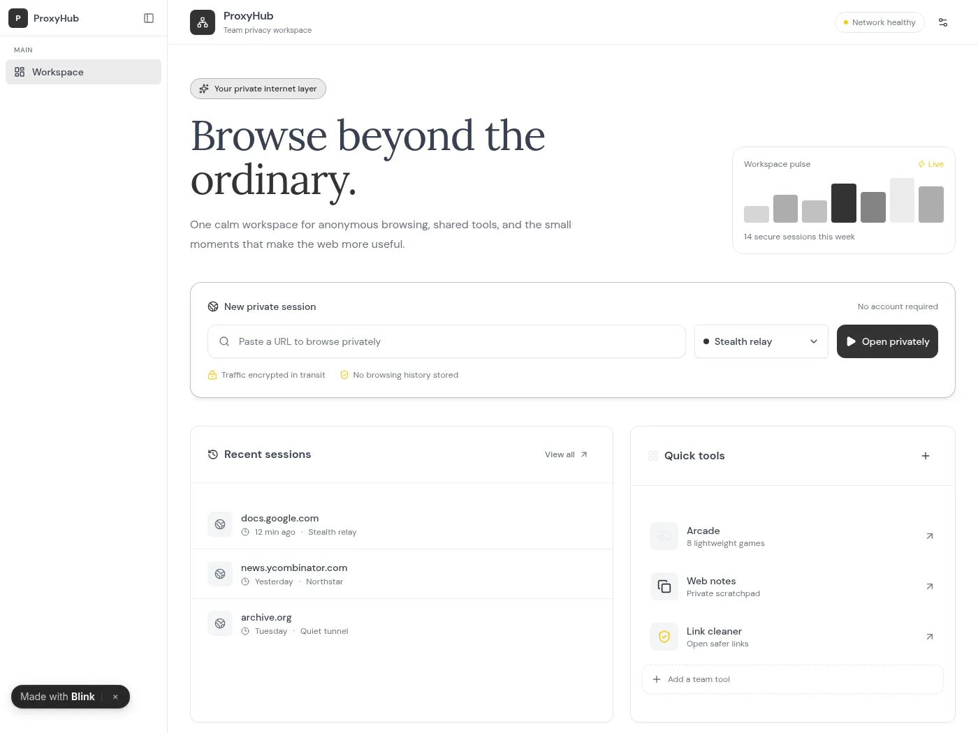 ProxyHub Portal