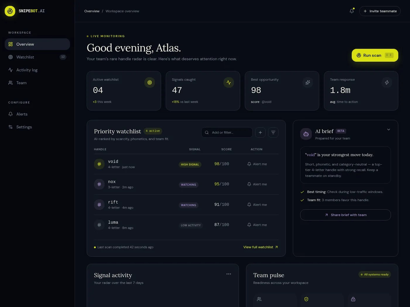 Discord SnipeBot AI
