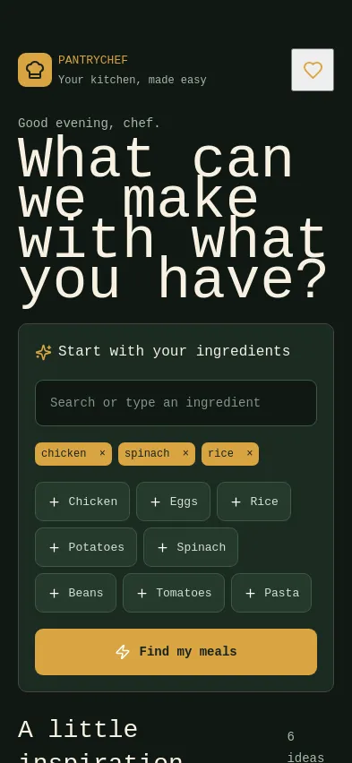 PantryChef Mobile