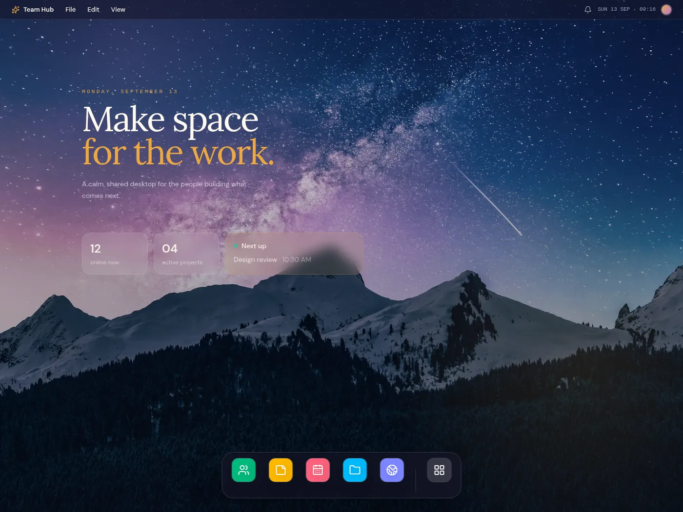 MacOS Web Workspace