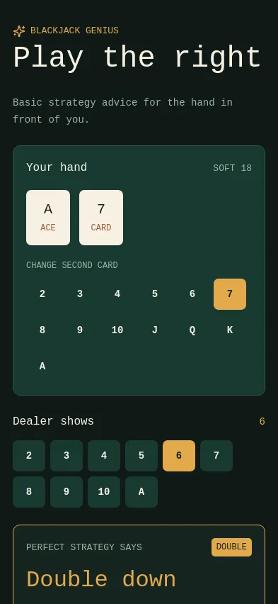 Blackjack Genius