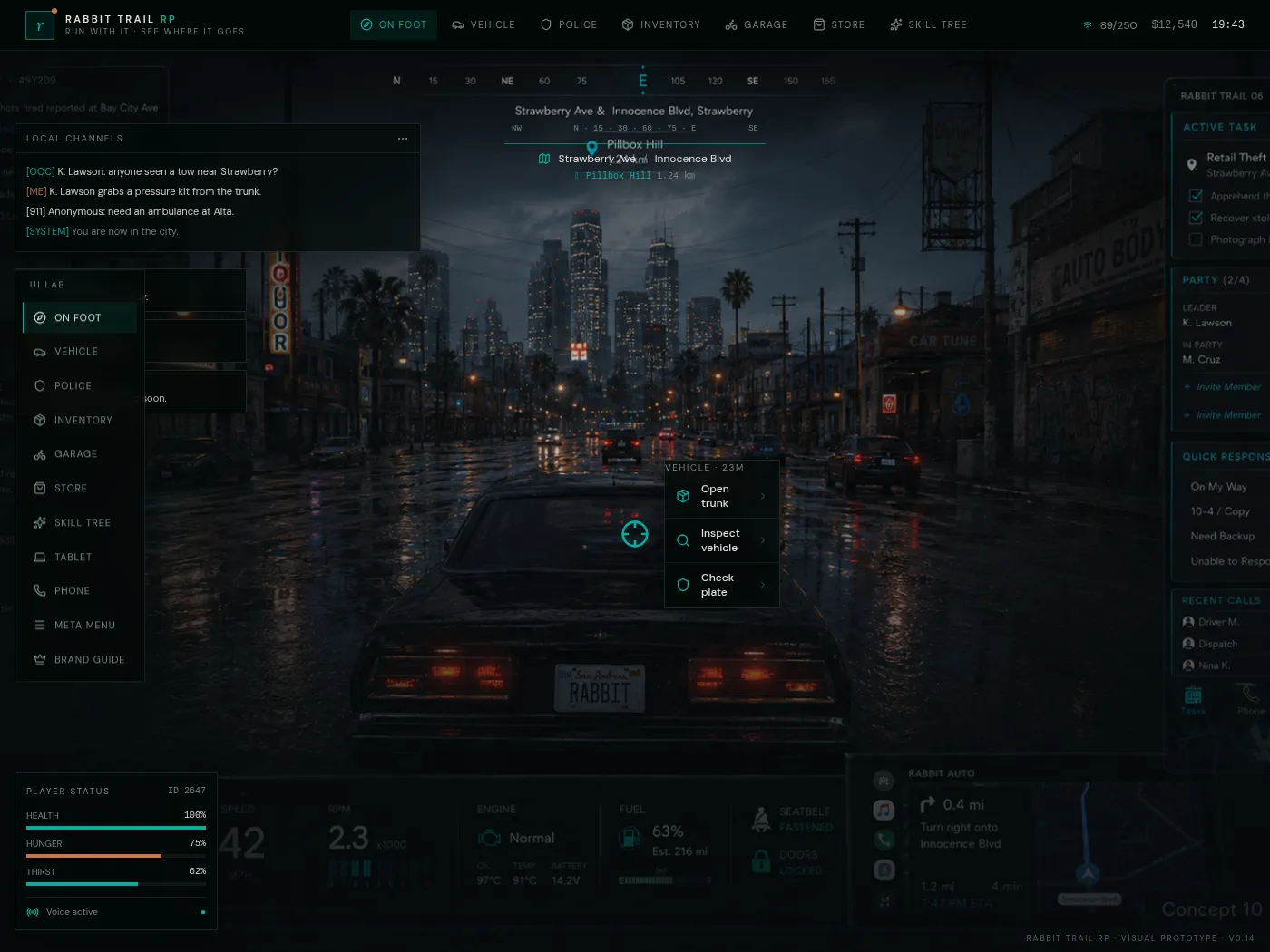 Rabbit Trail RP Prototype