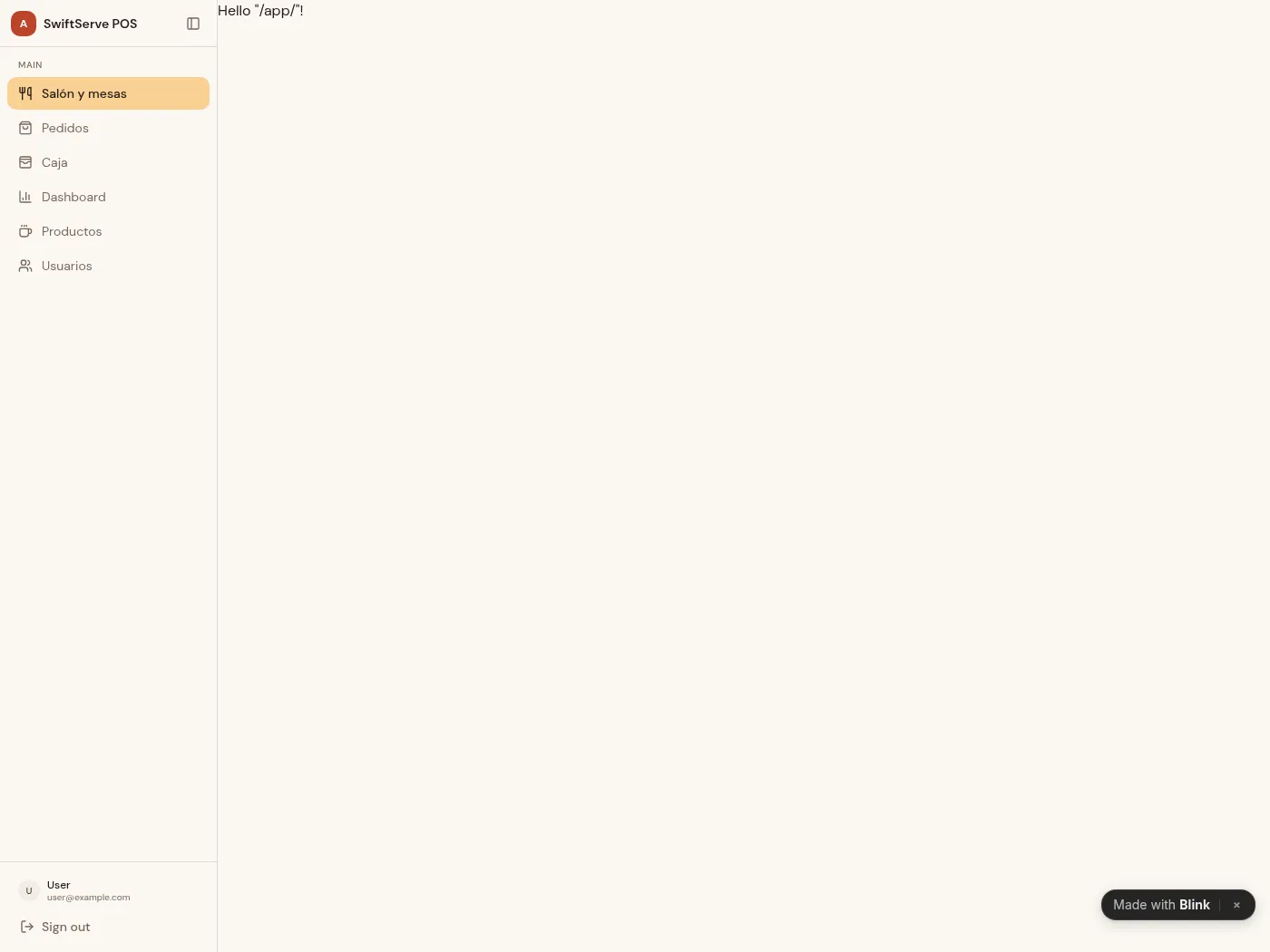 SwiftServe POS