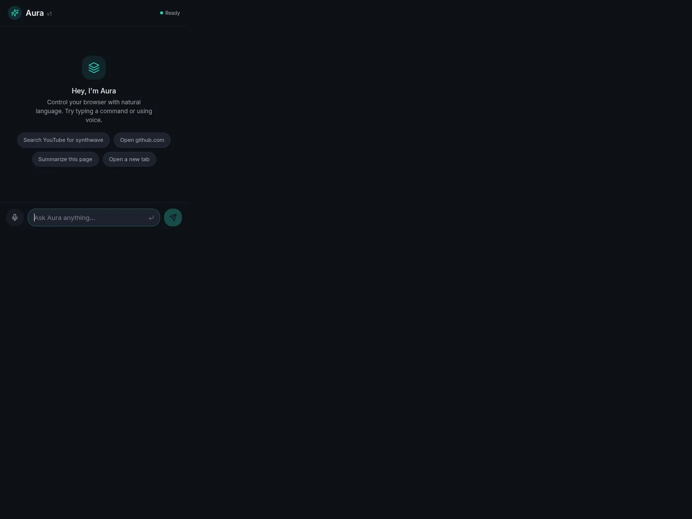 Aura AI Browser Companion