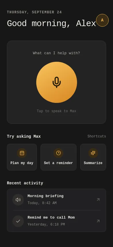 Max Voice Assistant