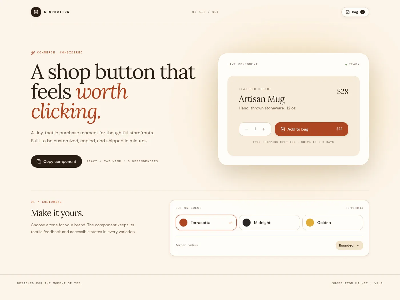ShopButton UI Kit