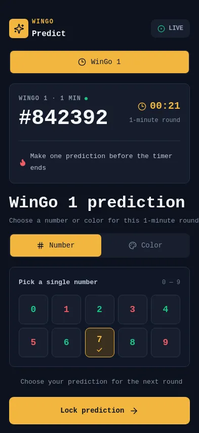 WinGo Predictor