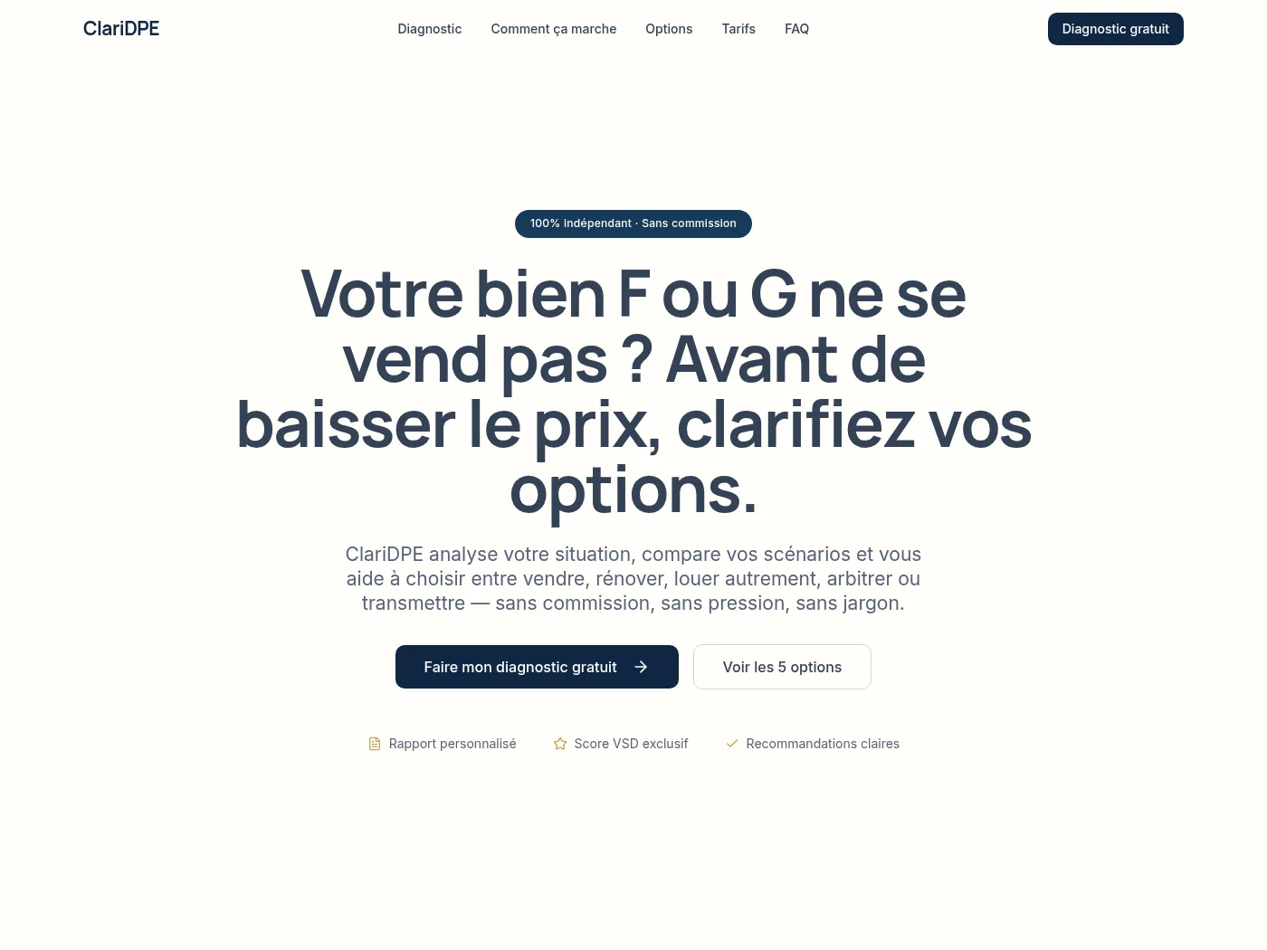 ClariDPE – Copilote DPE Premium