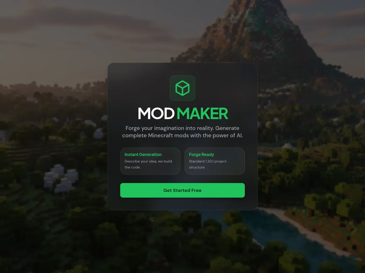 AI Minecraft Mod Maker