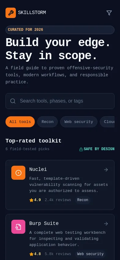 SkillStorm Offensive App