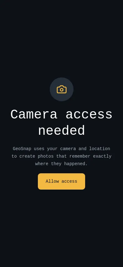 GeoSnap Camera