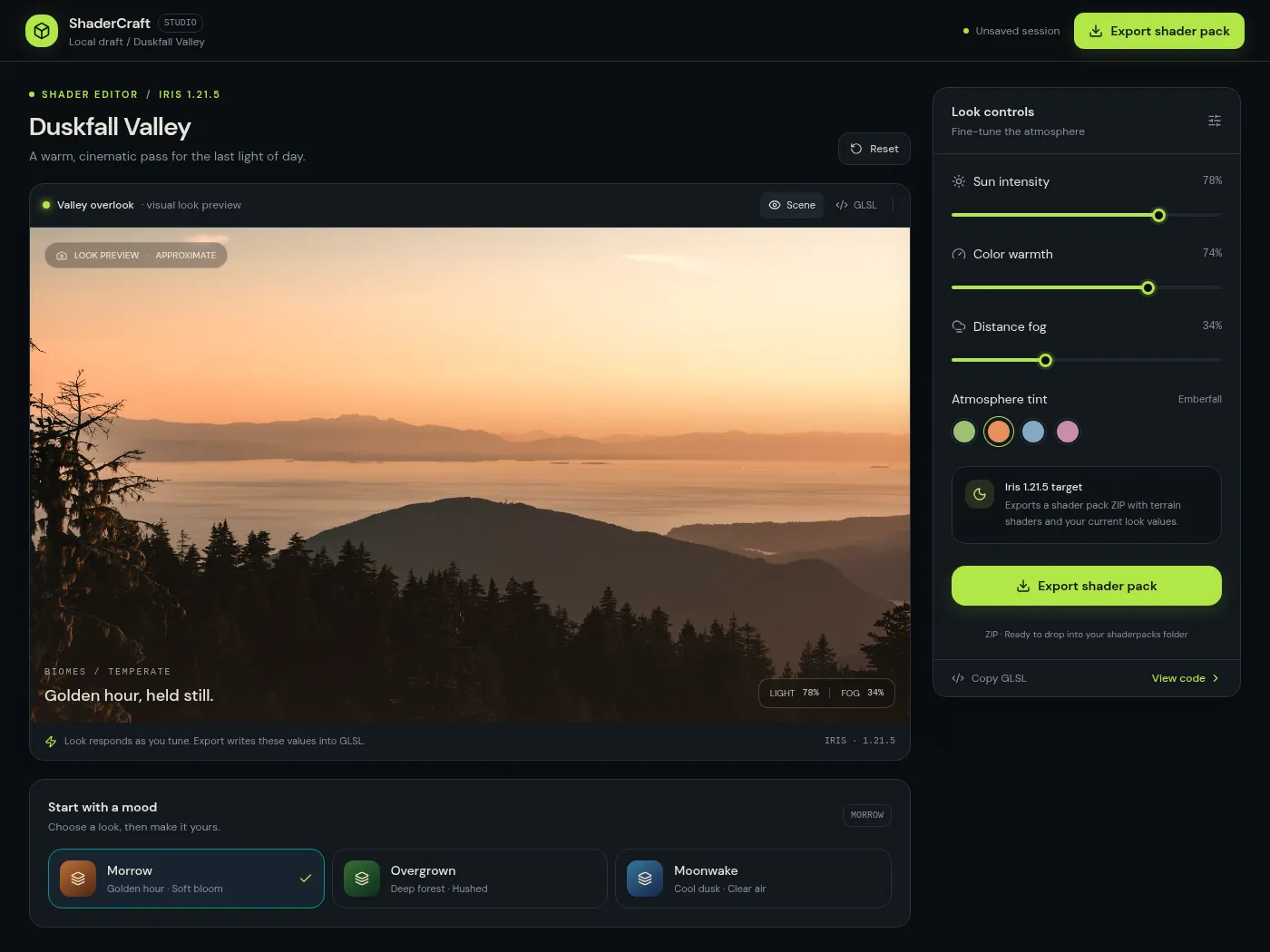 ShaderCraft Studio