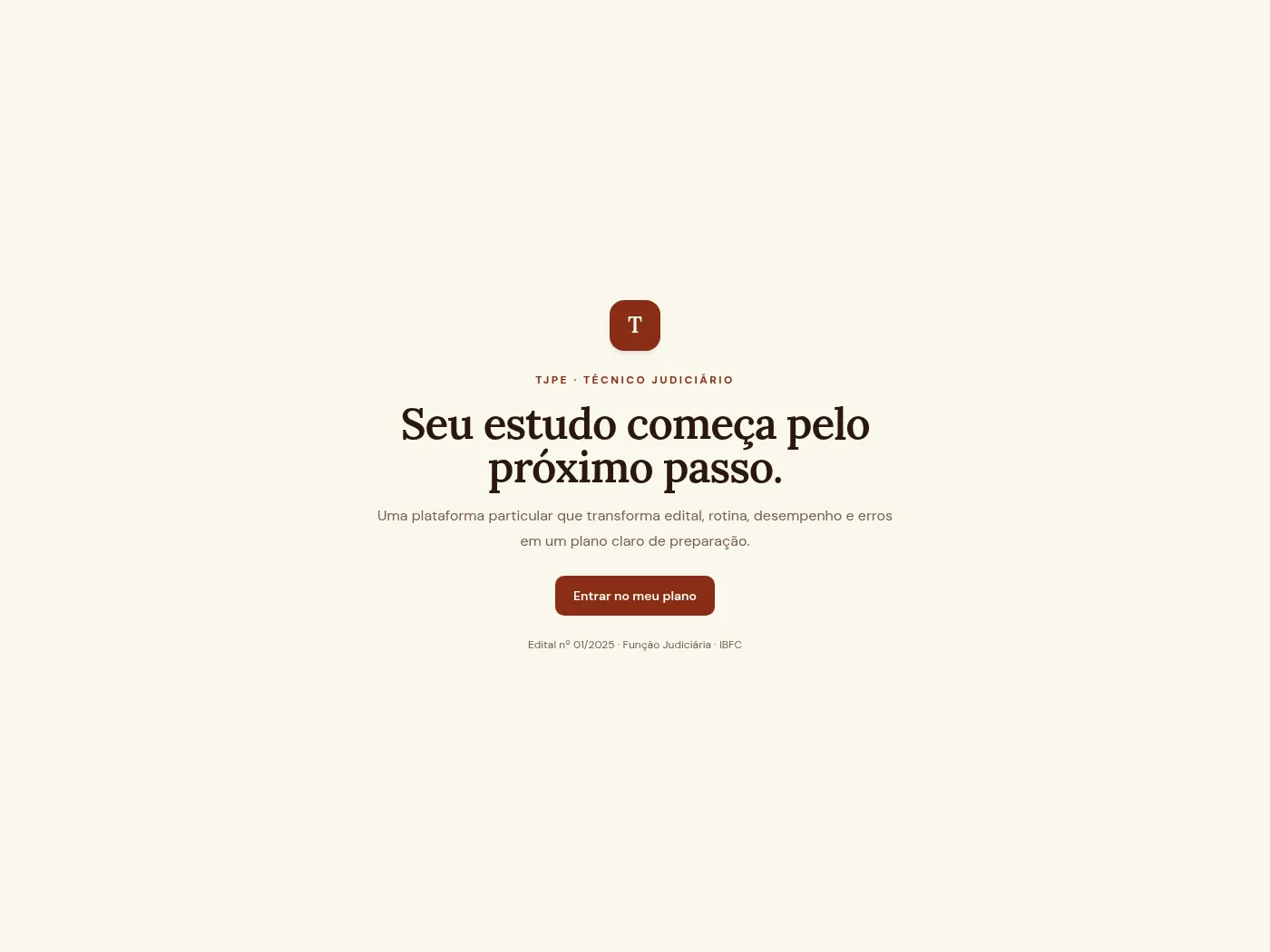 TJPE Estudo Inteligente