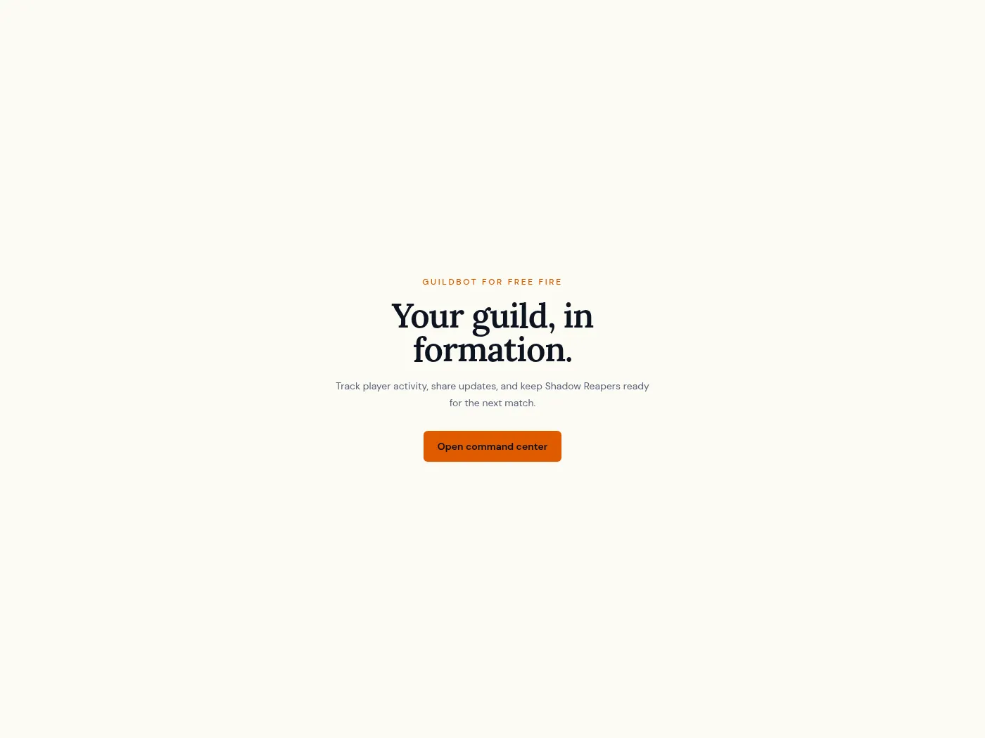 GuildBot for Free Fire