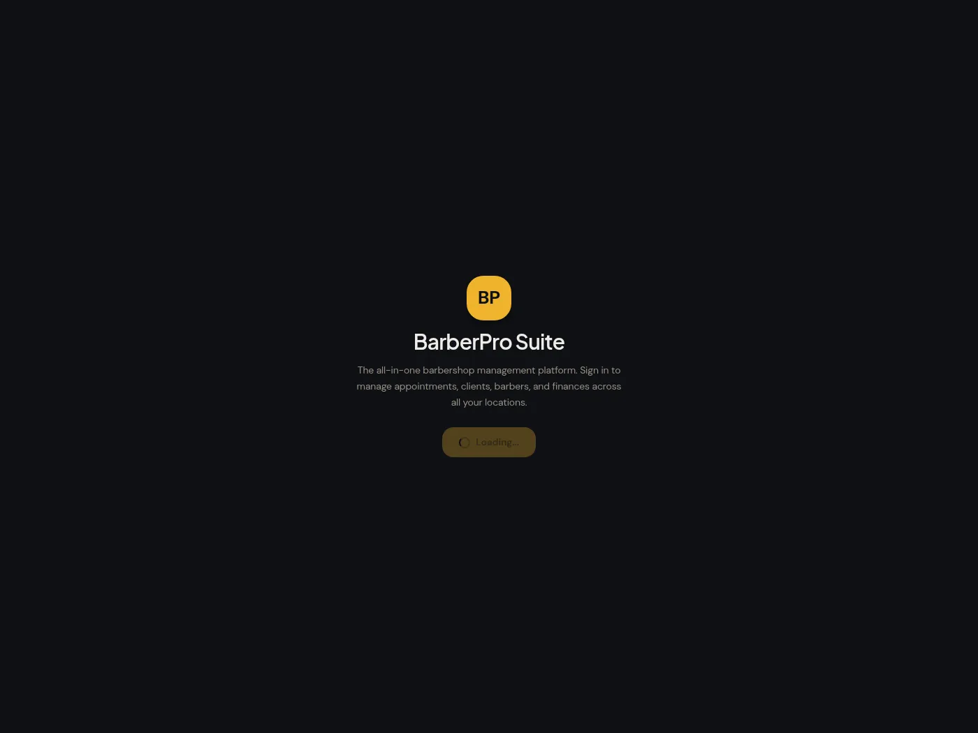 BarberPro Suite Admin