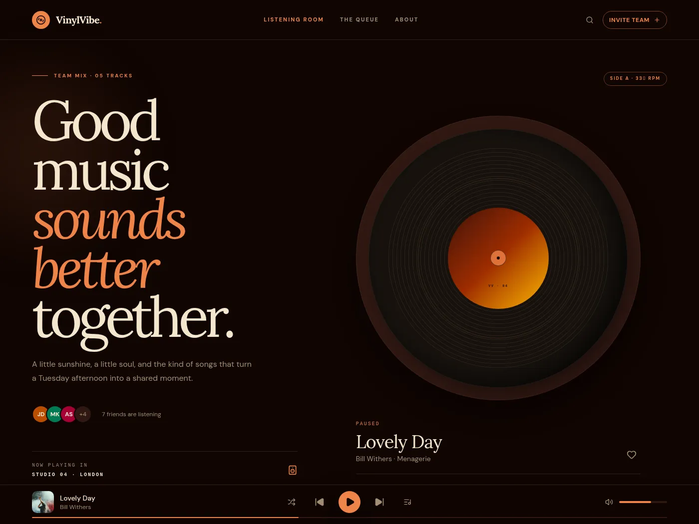 VinylVibe Player