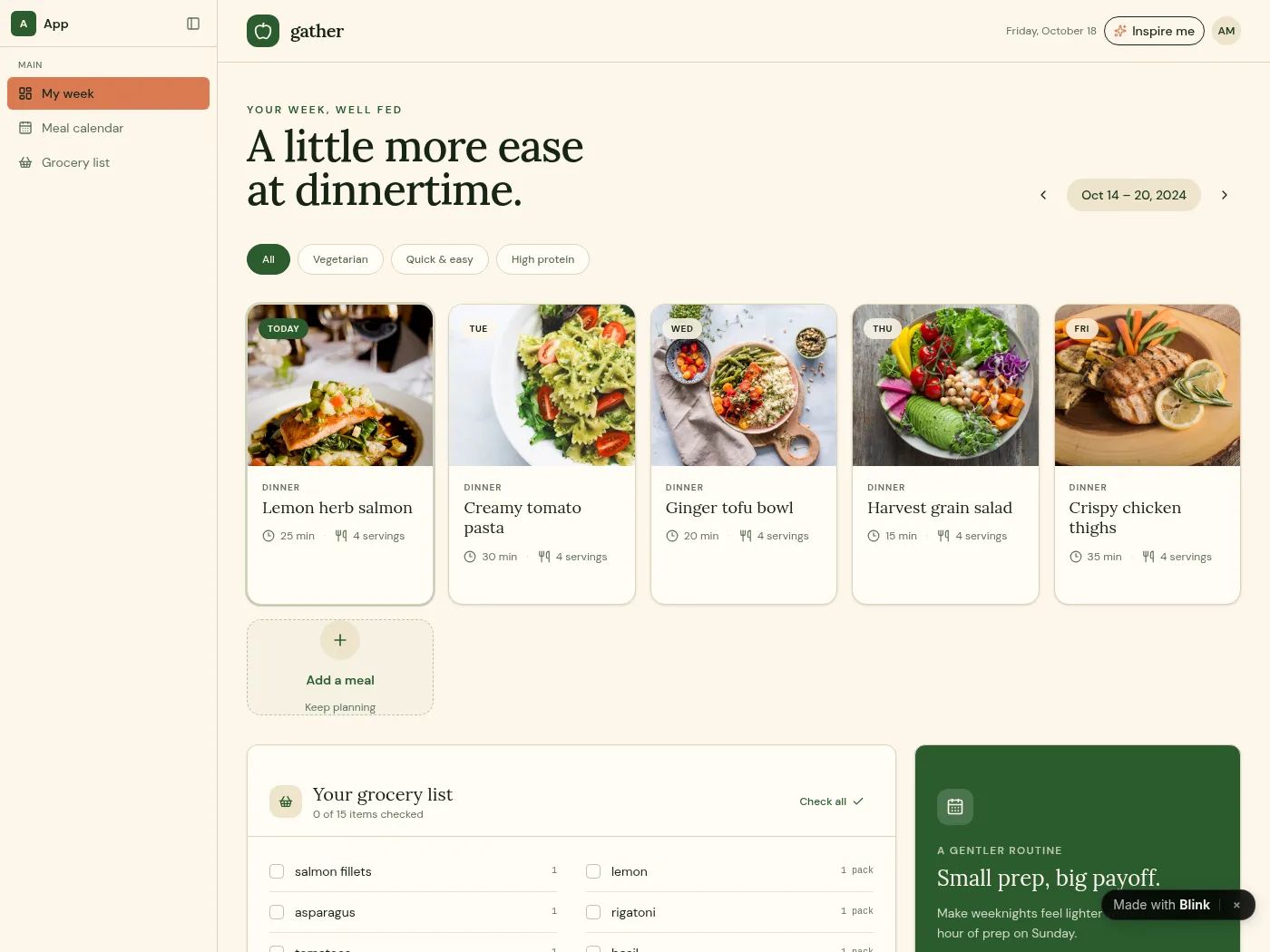 Smart Meal Planner